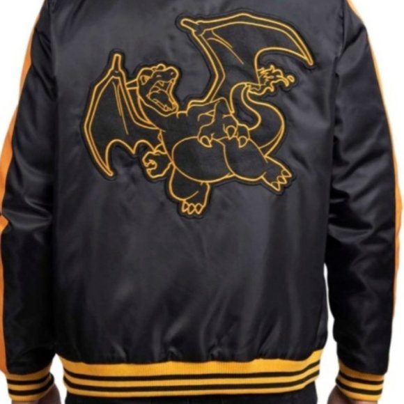 The Pokémon Co. | Jackets & Coats | Charizard Pokmon Jacket Black ...